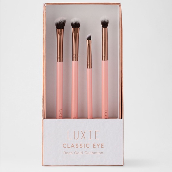 Luxie | Makeup | New Luxie Classic Eye Brush Set Rose Gold Collection ...